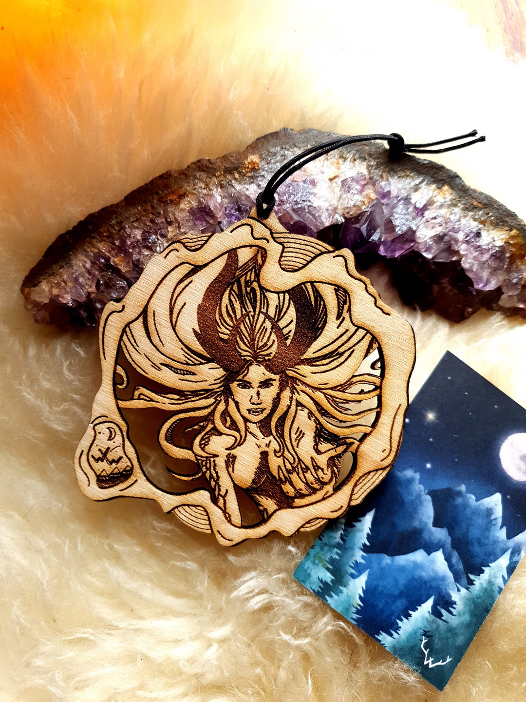 Huldra Customizable Wooden Christmas Decoration/ Curiosity - Etsy