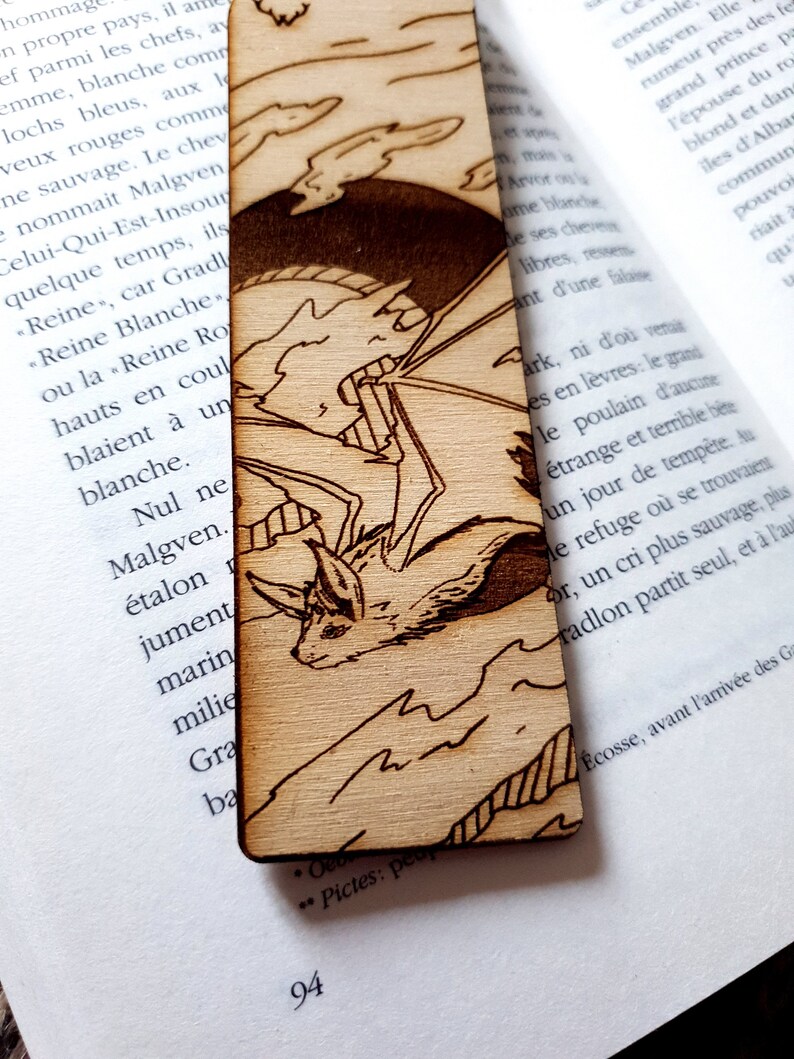 Customizable Wooden Bat Bookmark / Engraved Bookmark / Illustration ...