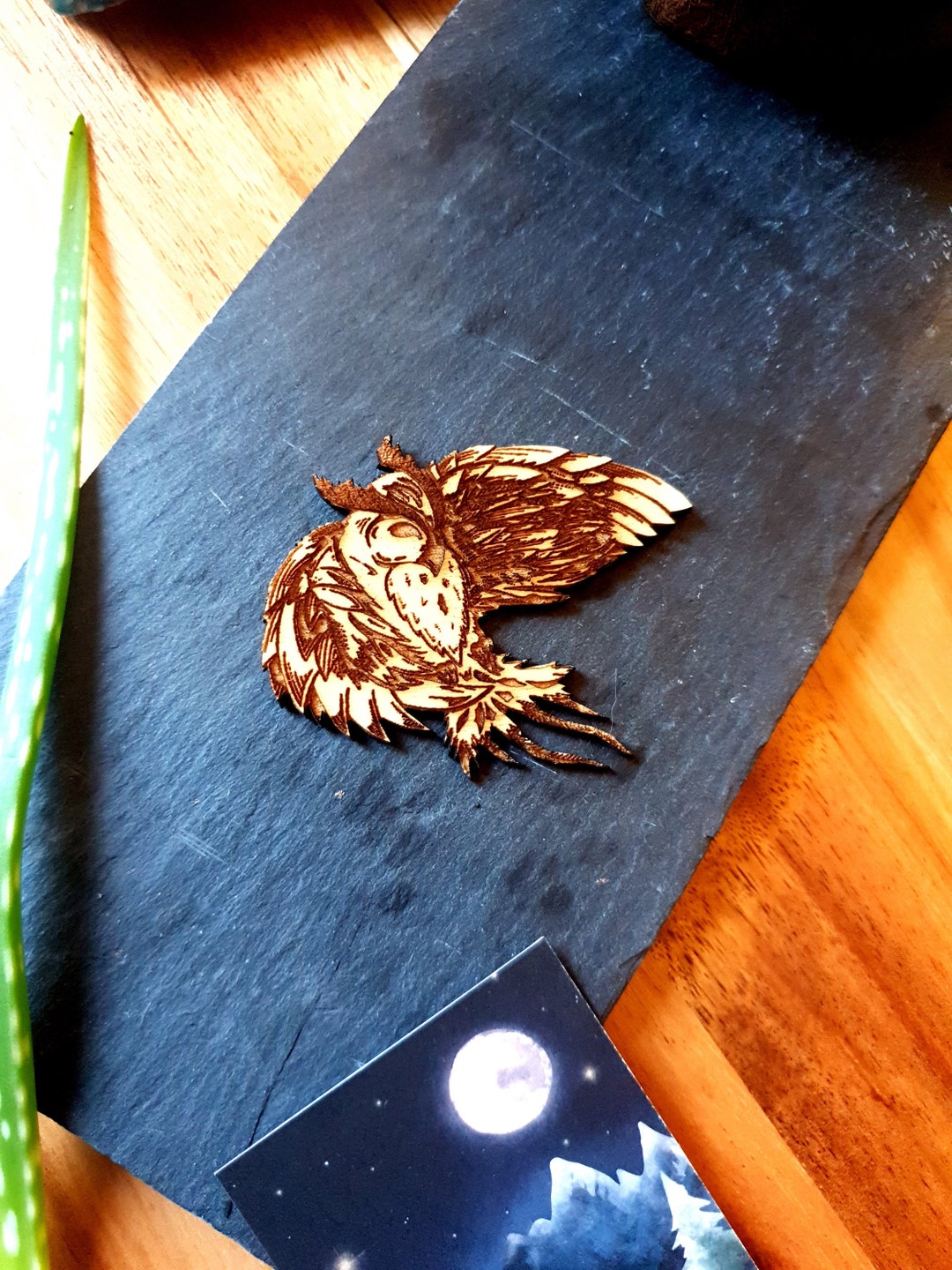 Customizable Owl Wooden Magnet / Laser Cut Magnet / Animal - Etsy