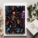 Colorful Skeleton Seamless Pattern, Halloween Seamless Pattern ...