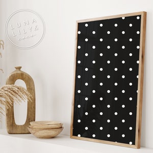Black and White Polka Dot Digital Paper, Polka Dot Pattern, Digital ...