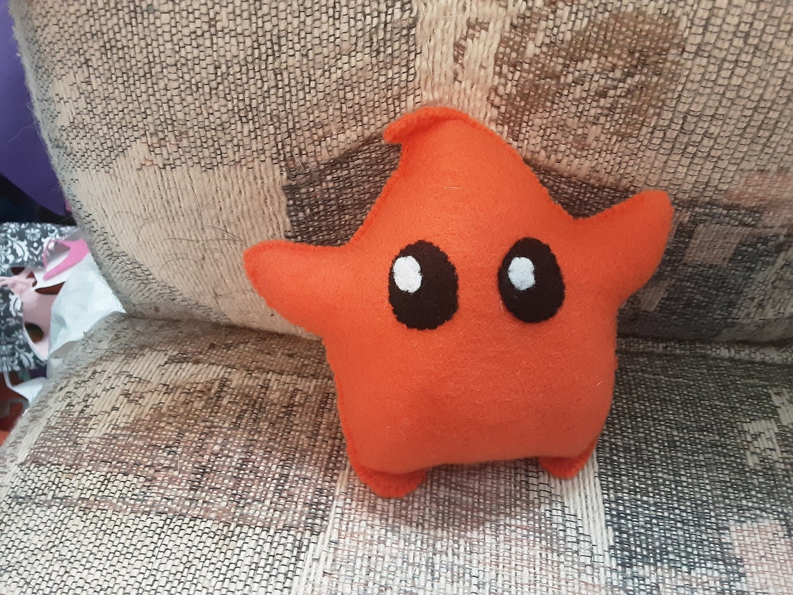 Handmade Mario Star Plush - Etsy