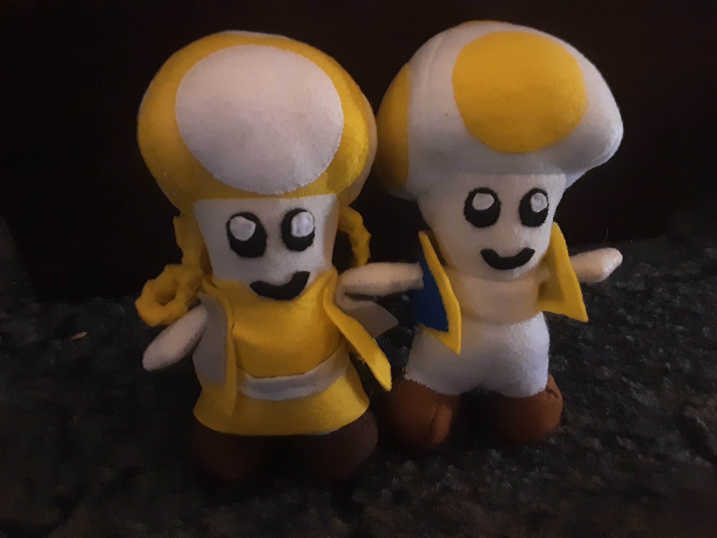 Handmade Toad and Toadette Plush - Etsy