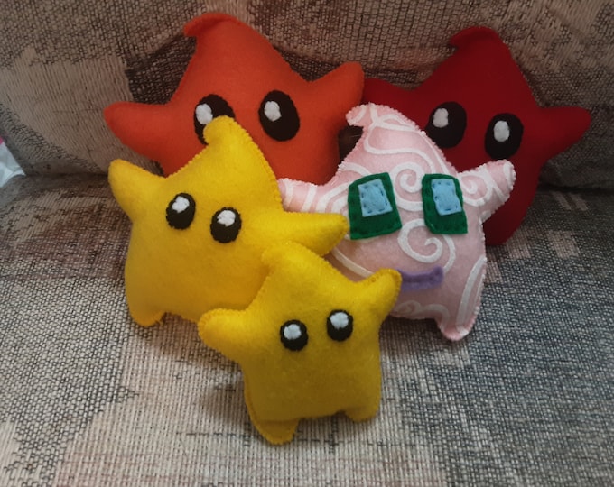 Handmade Mario Star Plush - Etsy