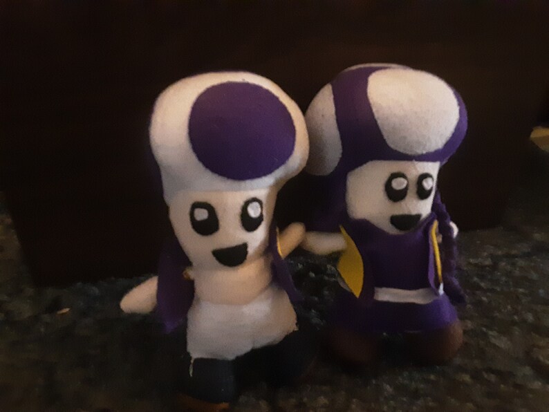 Handmade Toad and Toadette Plush - Etsy