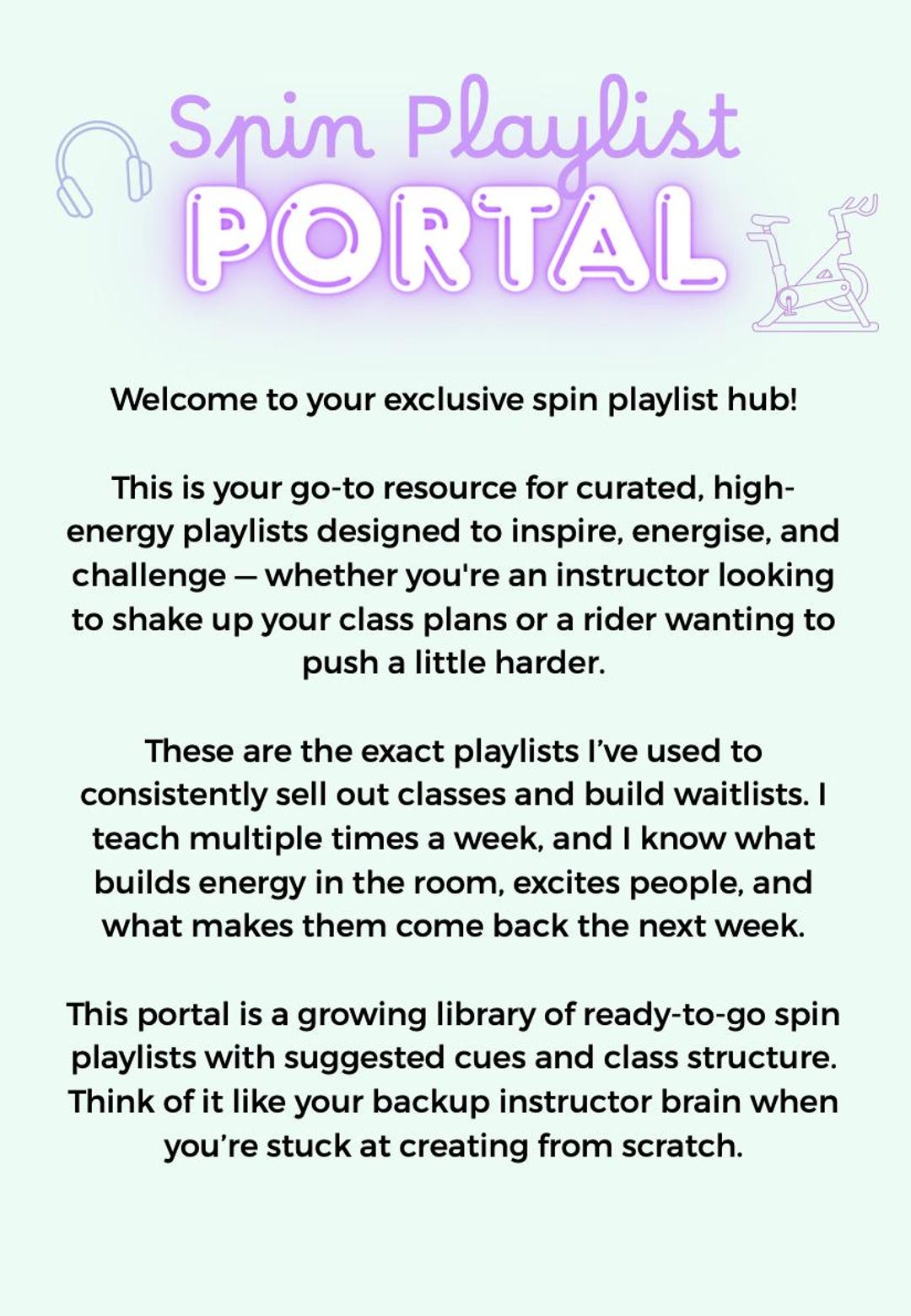 Spin Playlist Pack - 45 Mins Playlists for Rides With Cues + RPM ...