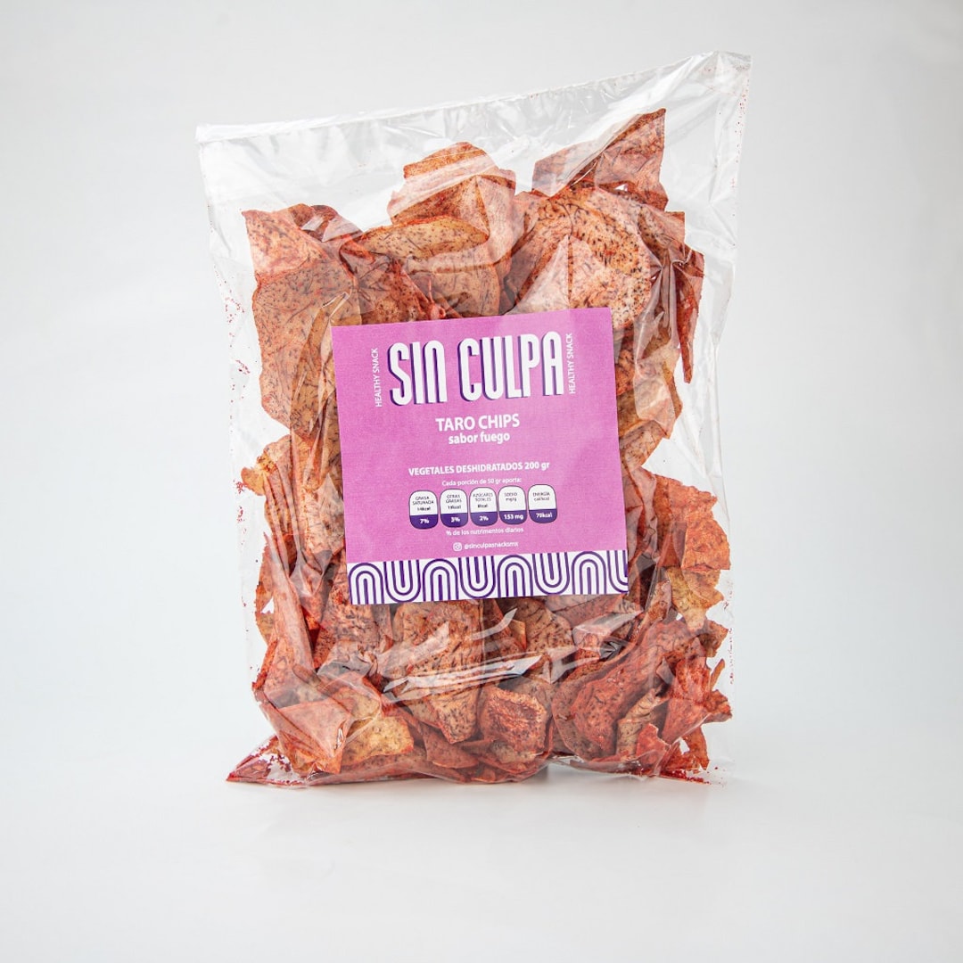 Papas De Taro Fuego Baked Taro Chips Artisan Healthy Chips - Etsy