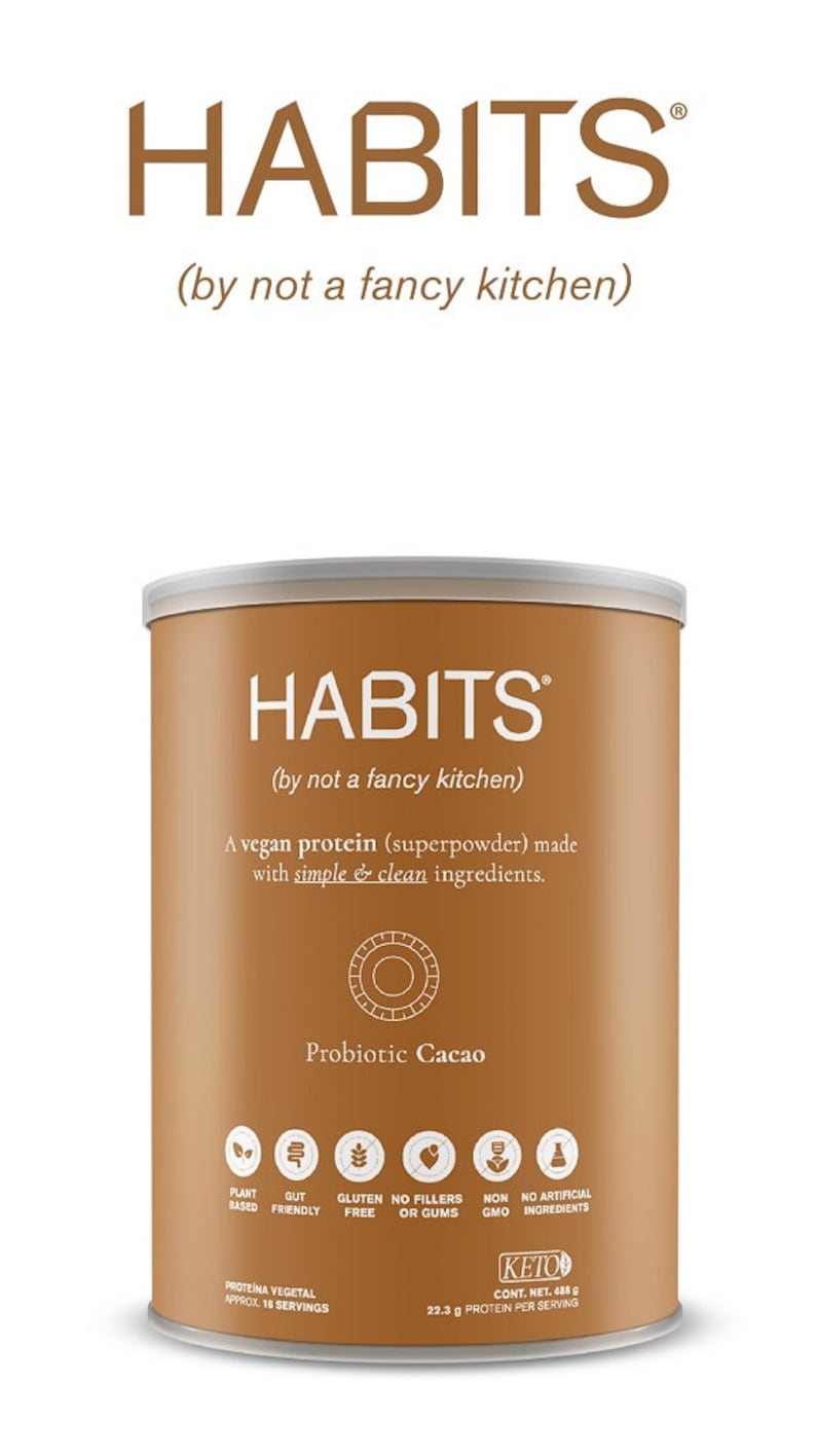 Habits Vegan Protein Powder With Probiotics - Cacao - Etsy