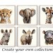 Cute Zebra Prints Baby Animal Prints Safari Nursery Prints - Etsy