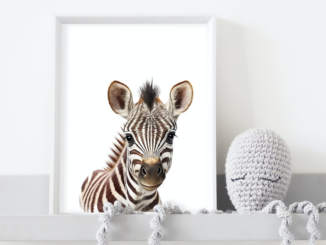 Cute Zebra Prints Baby Animal Prints Safari Nursery Prints Nursery ...