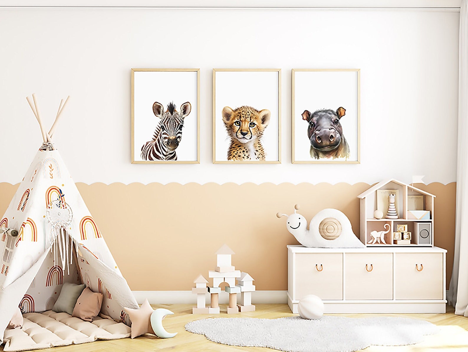 Cute Zebra Prints Baby Animal Prints Safari Nursery Prints - Etsy