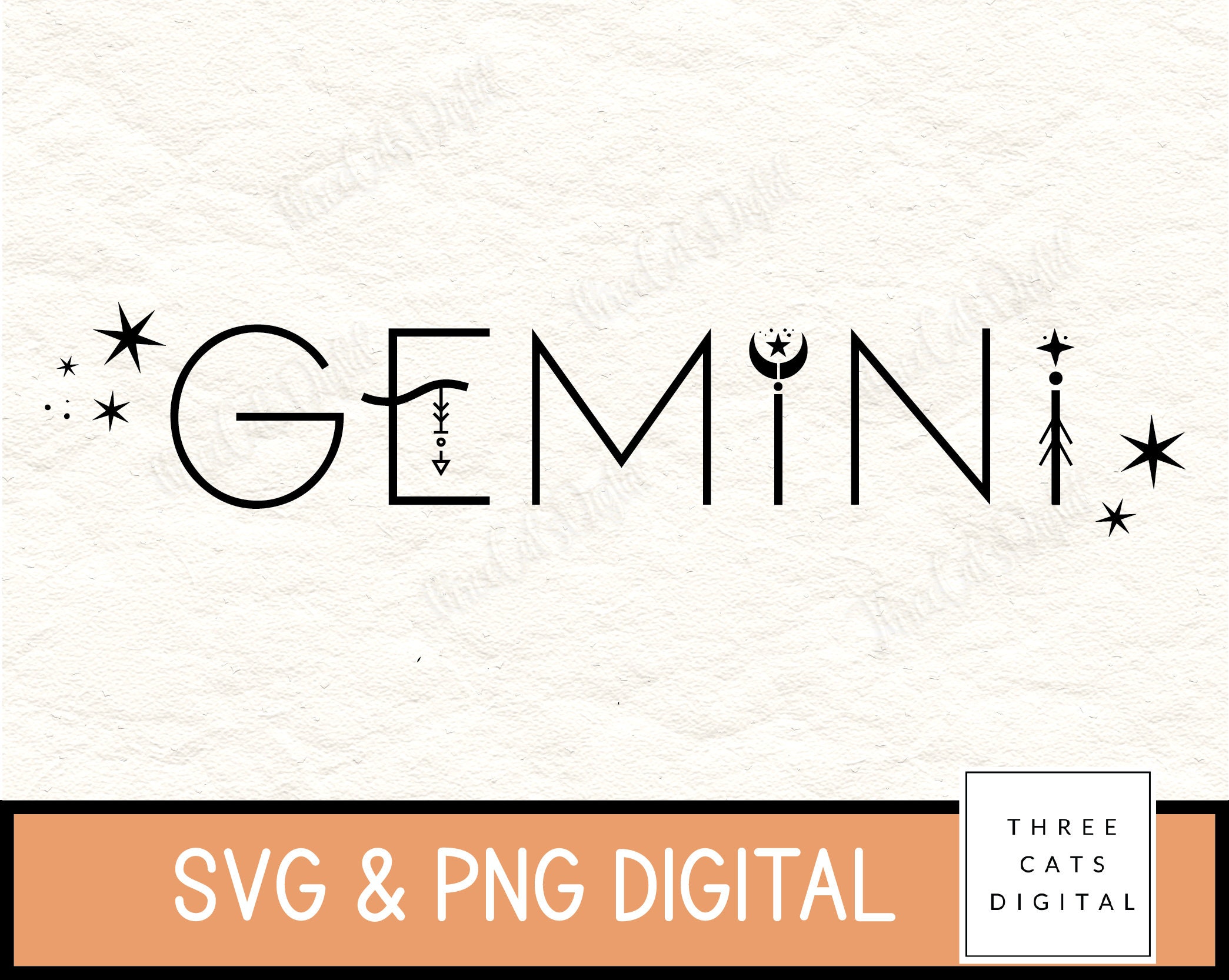 Gemini Svg, Gemini Png, Zodiac Svg, Celestial Svg, Astrology, Witchy ...