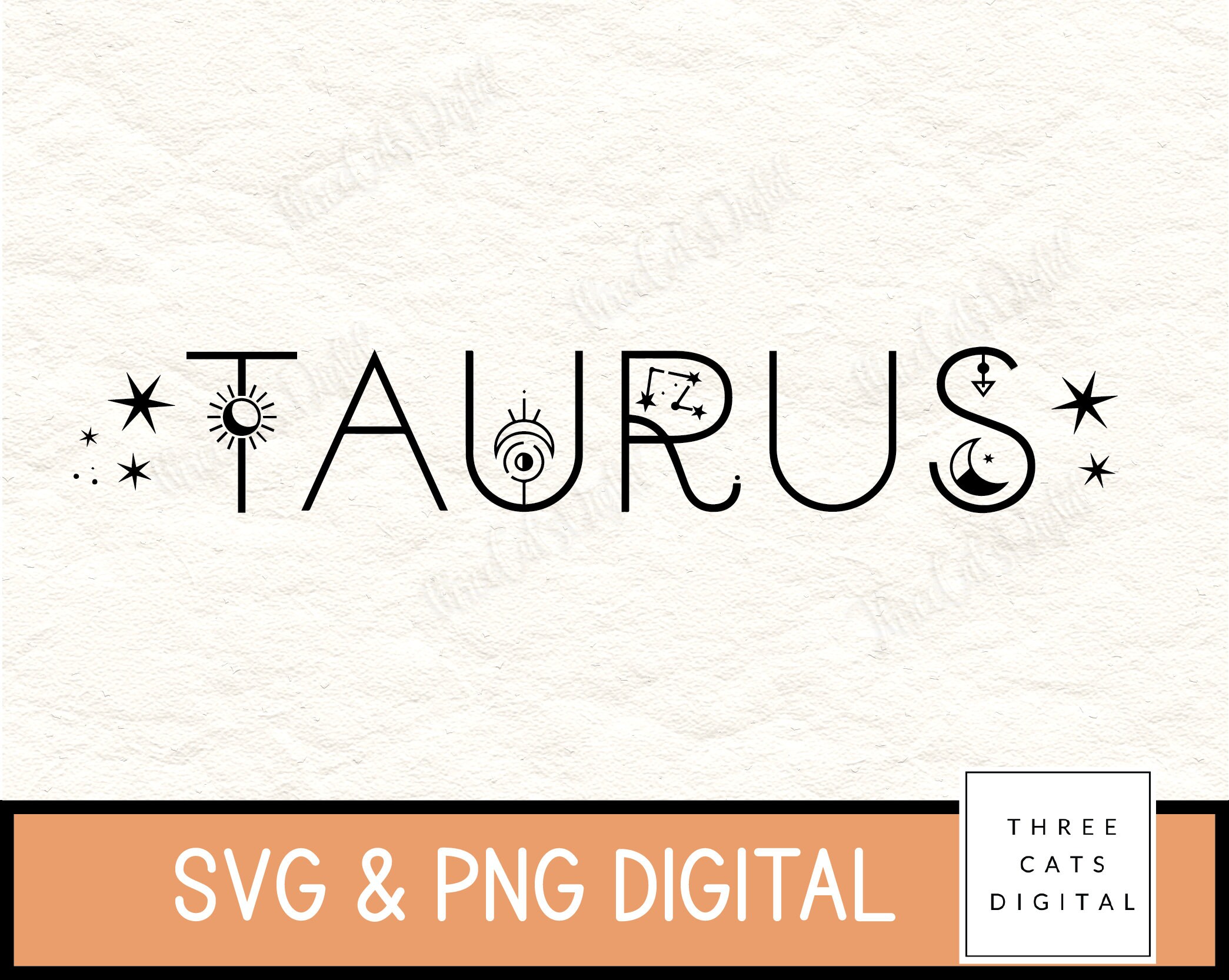 Taurus Svg, Taurus Png, Zodiac Svg, Celestial Svg, Astrology, Witchy ...