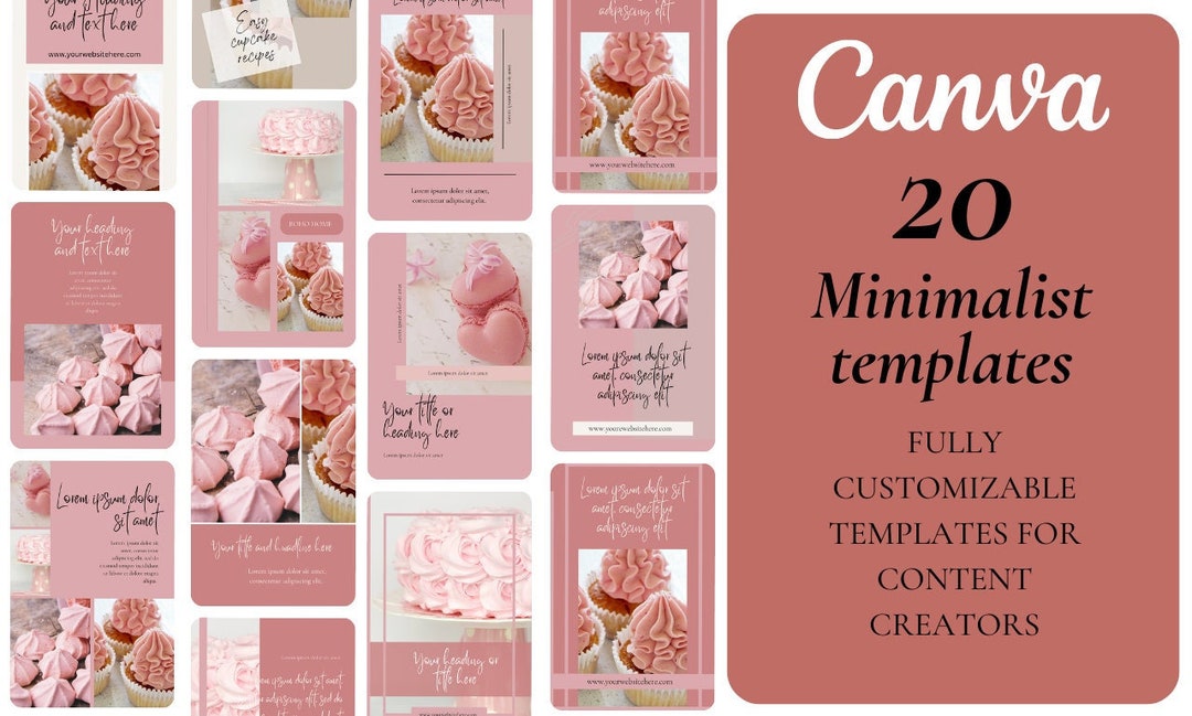 Pinterest Templates, Pink Pinterest Pins Templates, 20 Social Media ...