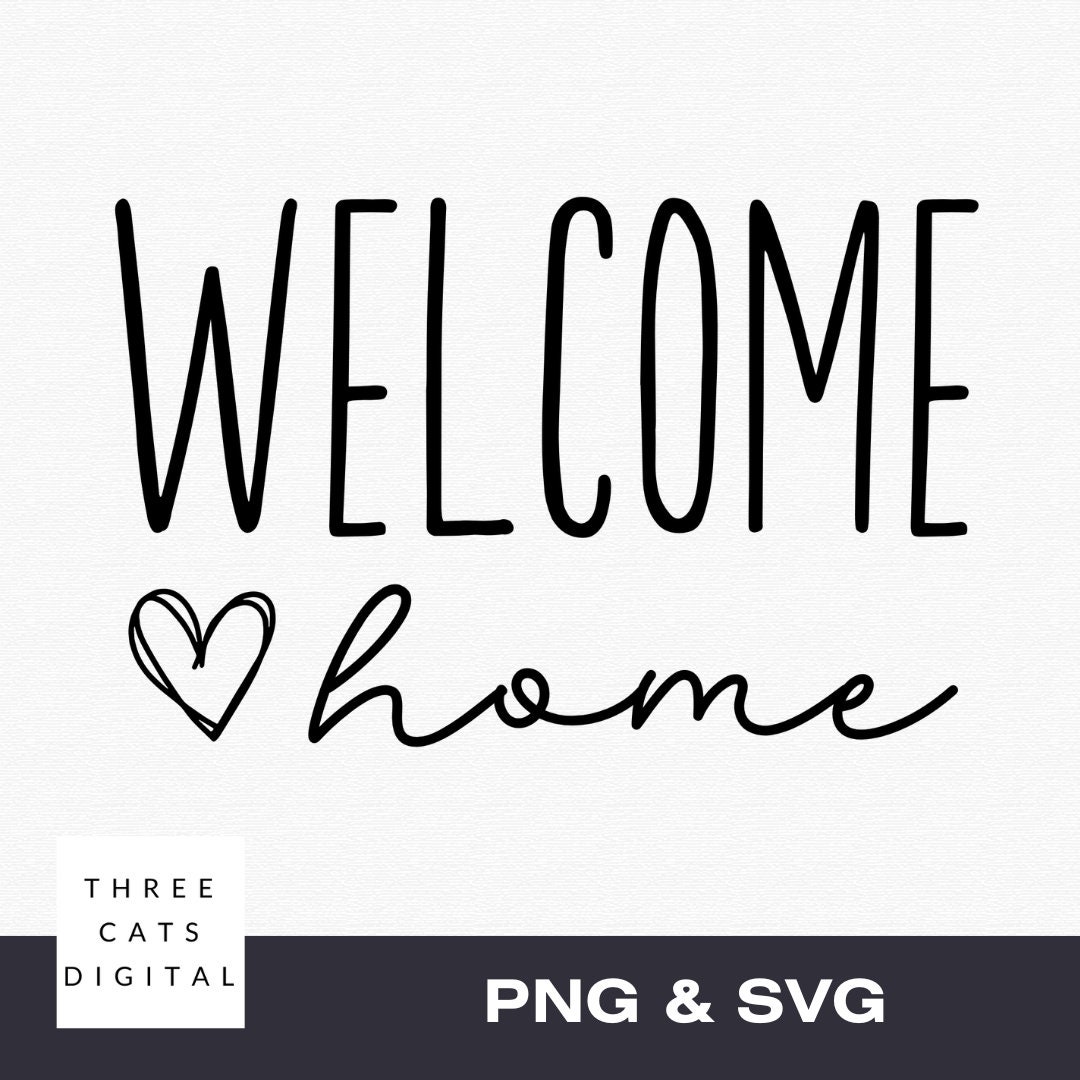 Welcome Home Svg, Welcome Sign Svg, Doormat Sign Svg, Welcome Doormat ...