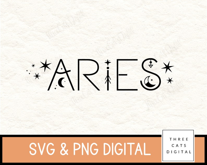 Aries Svg, Aries Png, Zodiac Svg, Celestial Svg, Astrology, Witchy Svg ...