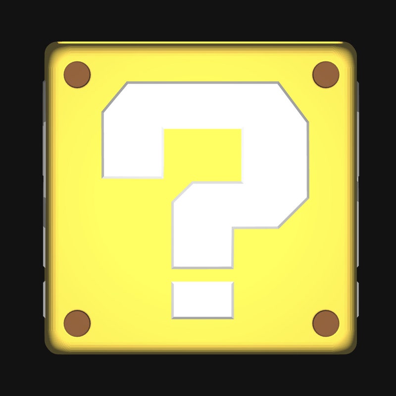 Mario Question Block - Etsy UK