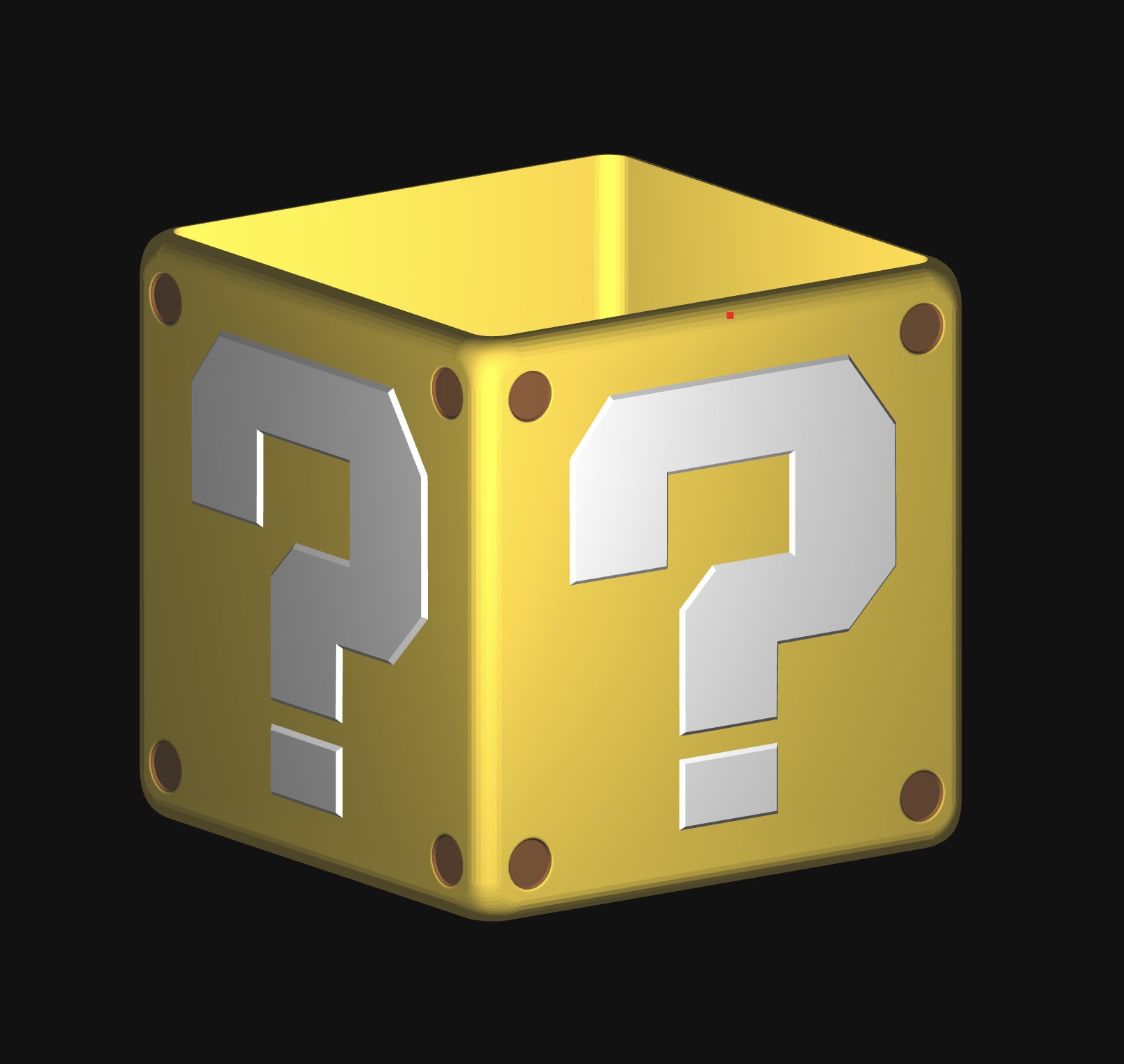 Super Mario Question Block STL - Etsy