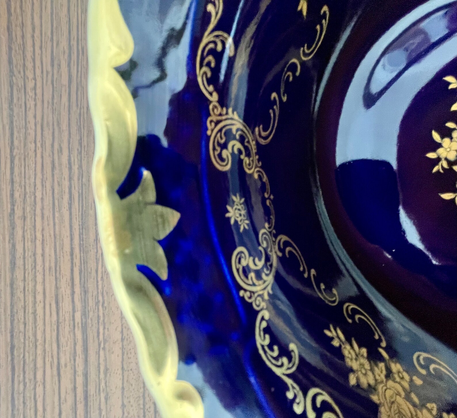 Reichenbach GDR I Echt Kobalt I Vintage I Hand-painted Blue Gold I ...