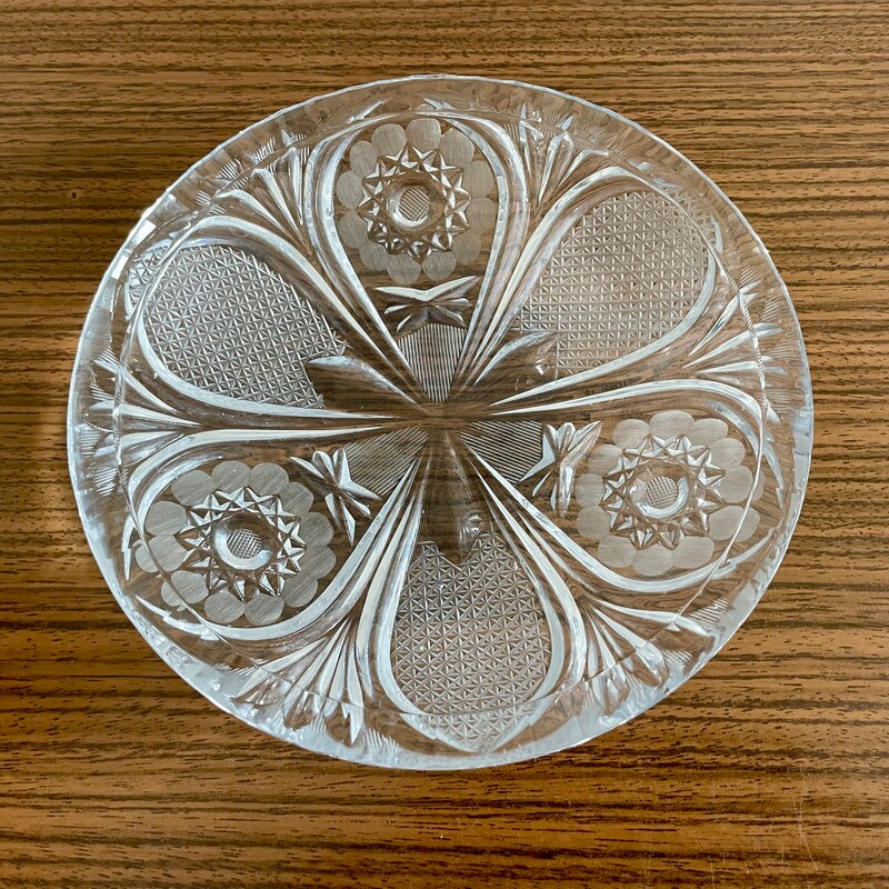 Crystal Glass Plate - Etsy