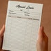 Printable Annual Leave Tracker | Editable Holiday Tracker | Work Leave ...