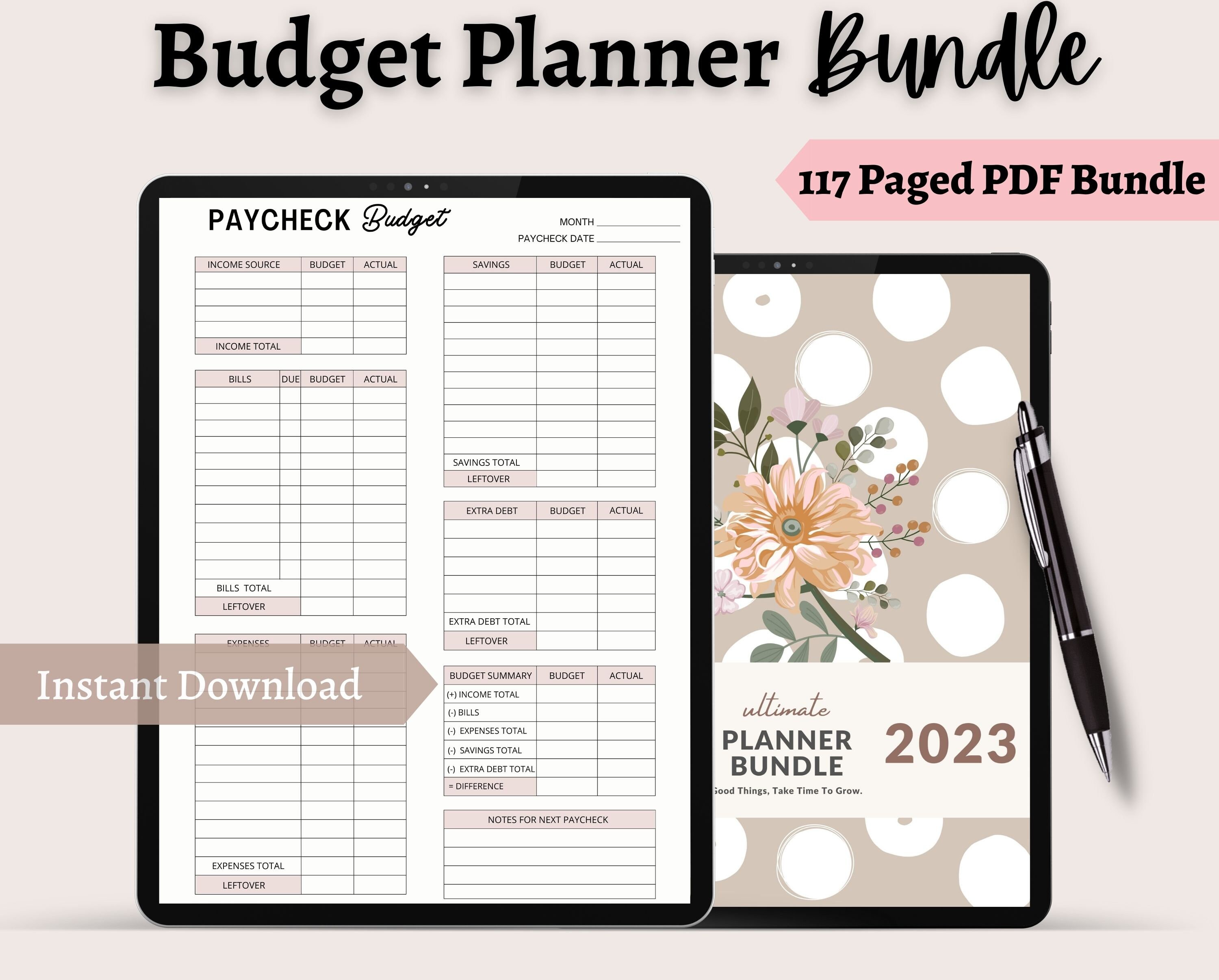 Budget Planner Bundle druckbares Budget Planner Kit - Etsy.de