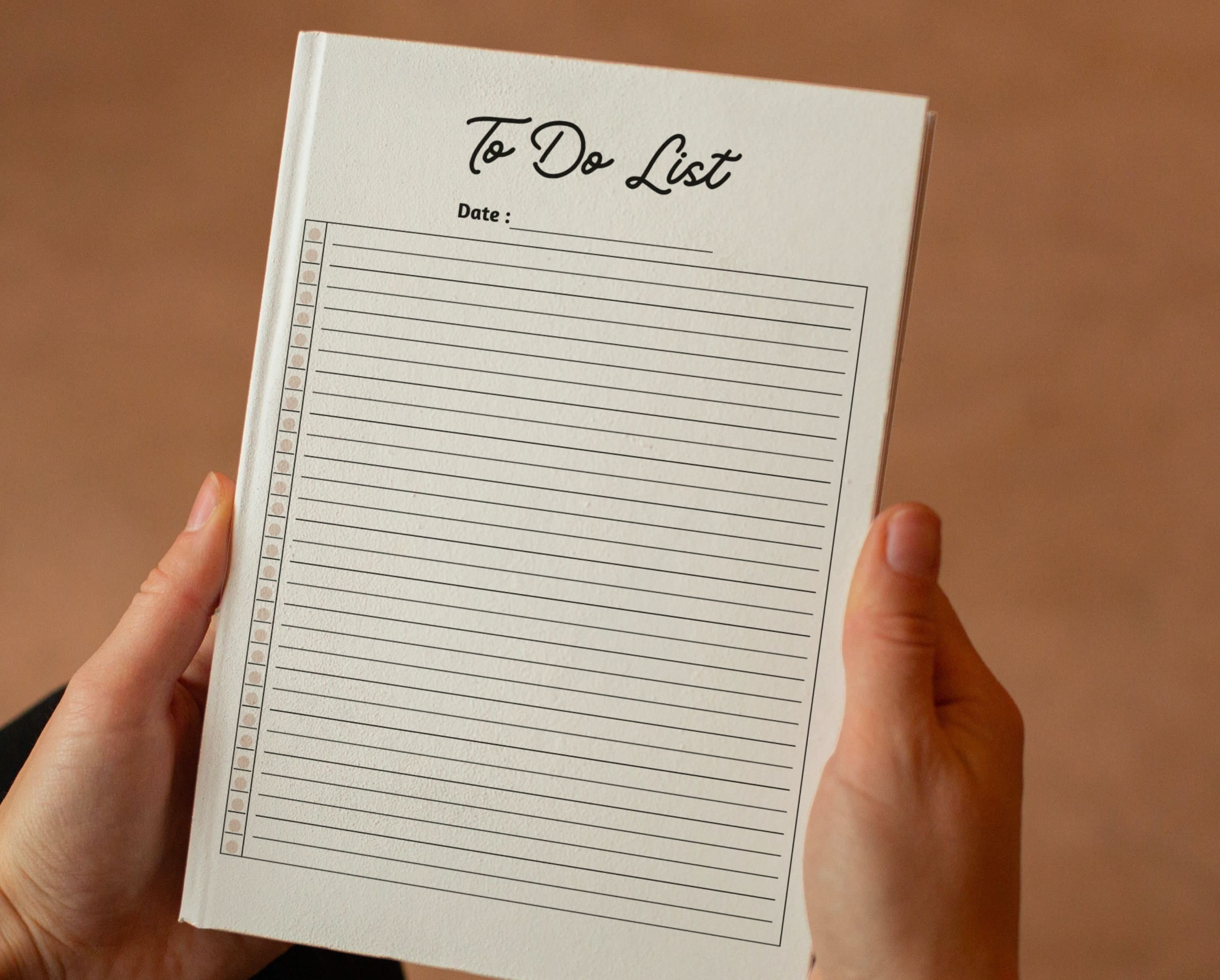 Printable to Do List, Editable Simple Tasks List Template, Minimalist ...