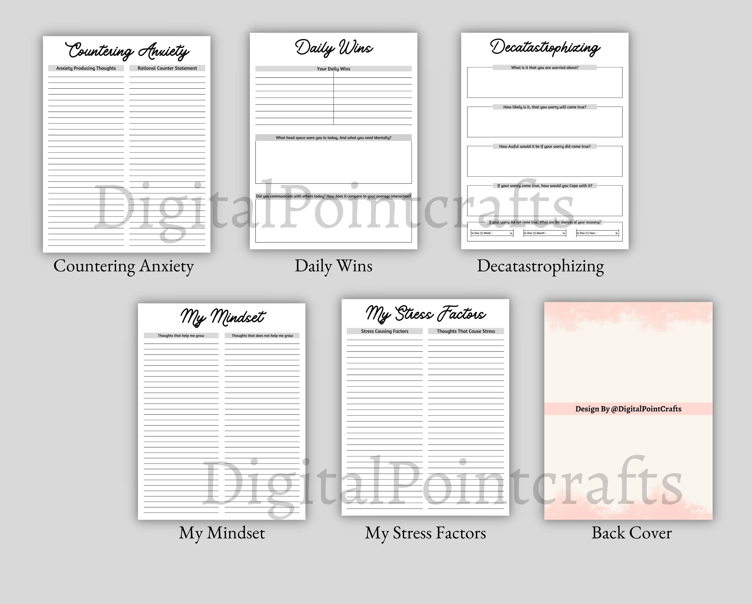 Therapy Planner Printable Therapy Bundle Therapy Progress - Etsy