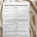 Printable Month to Month Rental Agreement, Editable Month to Month ...