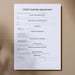Simple Child Custody Agreement, One Page 50/50 Joint Custody Agreement ...