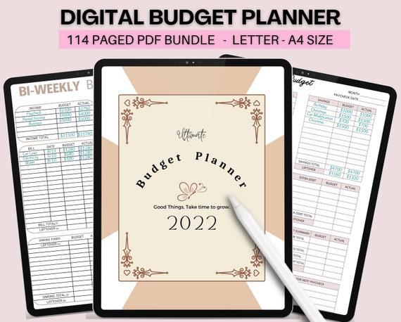 Budget Planner Bundle Printable Budget Planner Kit Weekly - Etsy