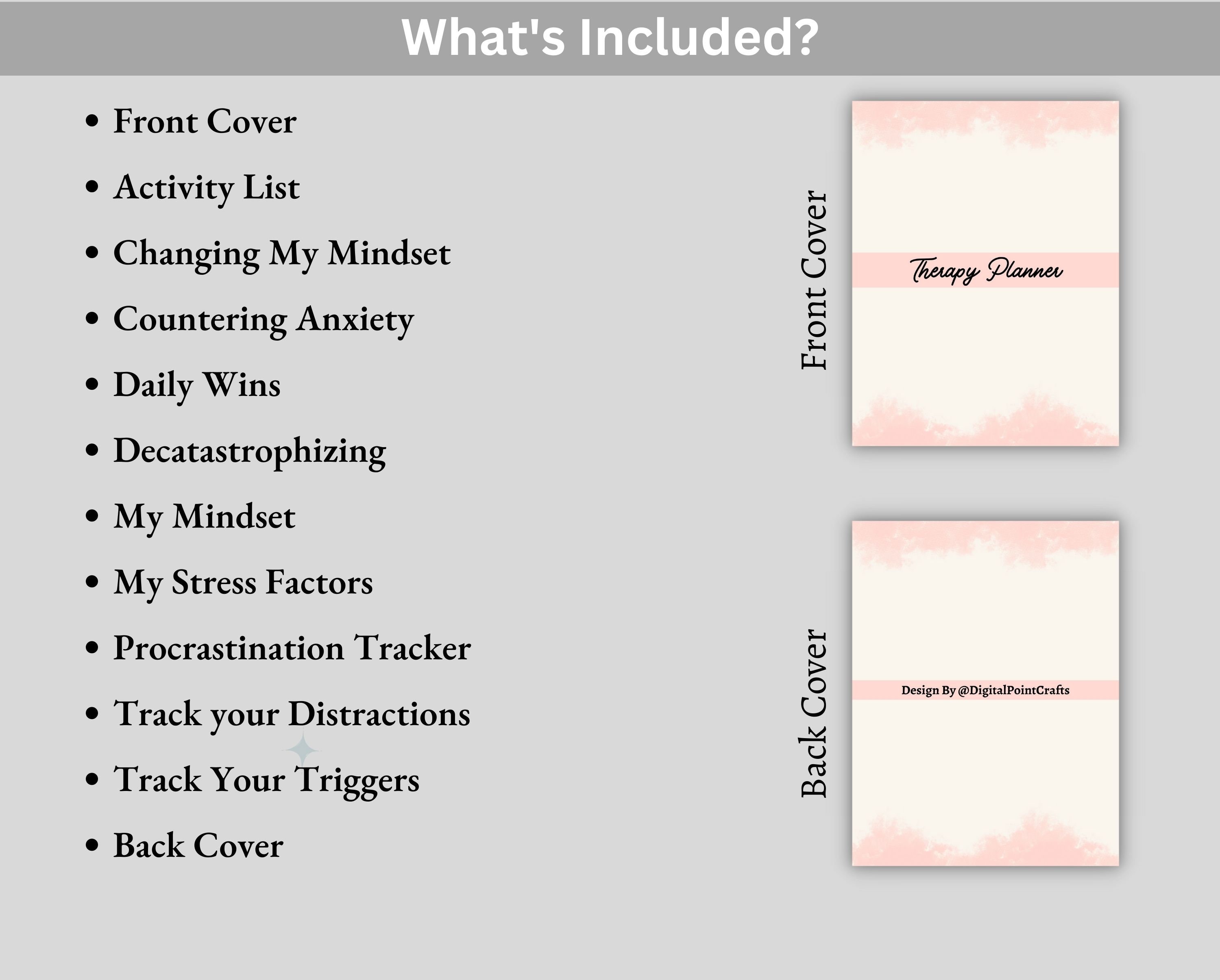 Therapy Planner Printable Therapy Bundle Therapy Progress - Etsy