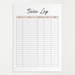Sales Log, Sale Profits Tracker, Sale Recorder, Orders Log, Business ...
