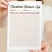 Checkbook Balance Log, Printable Income and Expense Canva Editable ...