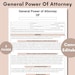 General Power of Attorney | Printable POA Templates | General Power of ...