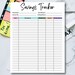Editable Savings Tracker - Savings Log - Printable Savings Goal ...