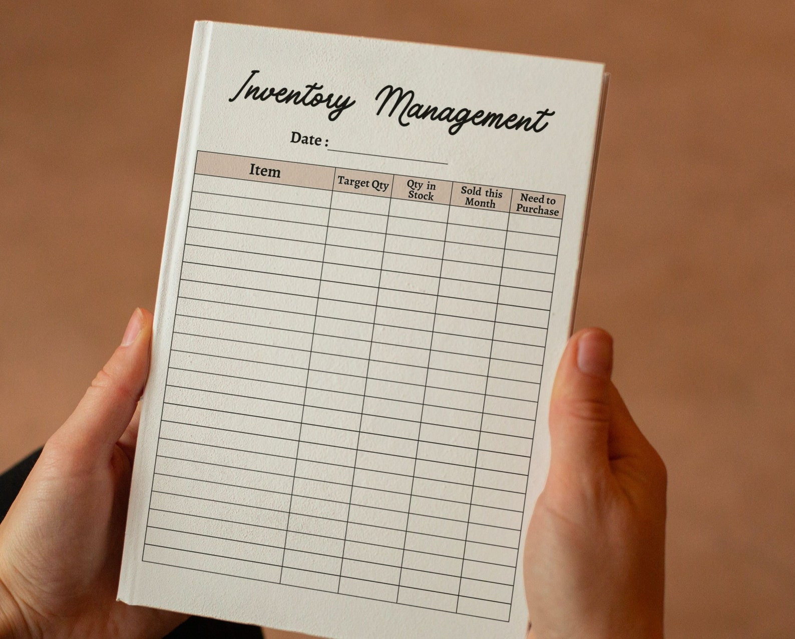 Editable Inventory Management Inventory Checklist Sheet - Etsy