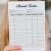 Account Tracker Printable Account Log Editale Bank Account Tracker ...