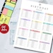 Printable Birthday Tracker, Editable Birthday Planner, Birthday Insert ...