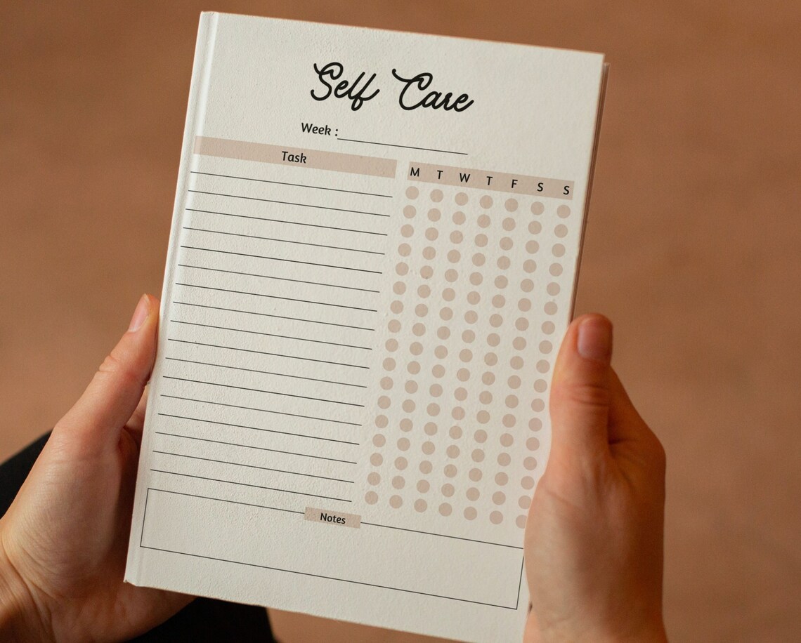 Self-care Planner Self-care Checklist Selfcare Journal - Etsy
