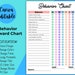 Behavior Chart for Kids Printable Behavior Reward Chart - Etsy