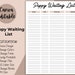 Editable Puppy Waiting List Sign up Sheet, PRINTABLE Sign Up, Event ...