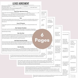 Residential Lease Agreement, Rental Agreement Template, Template ...