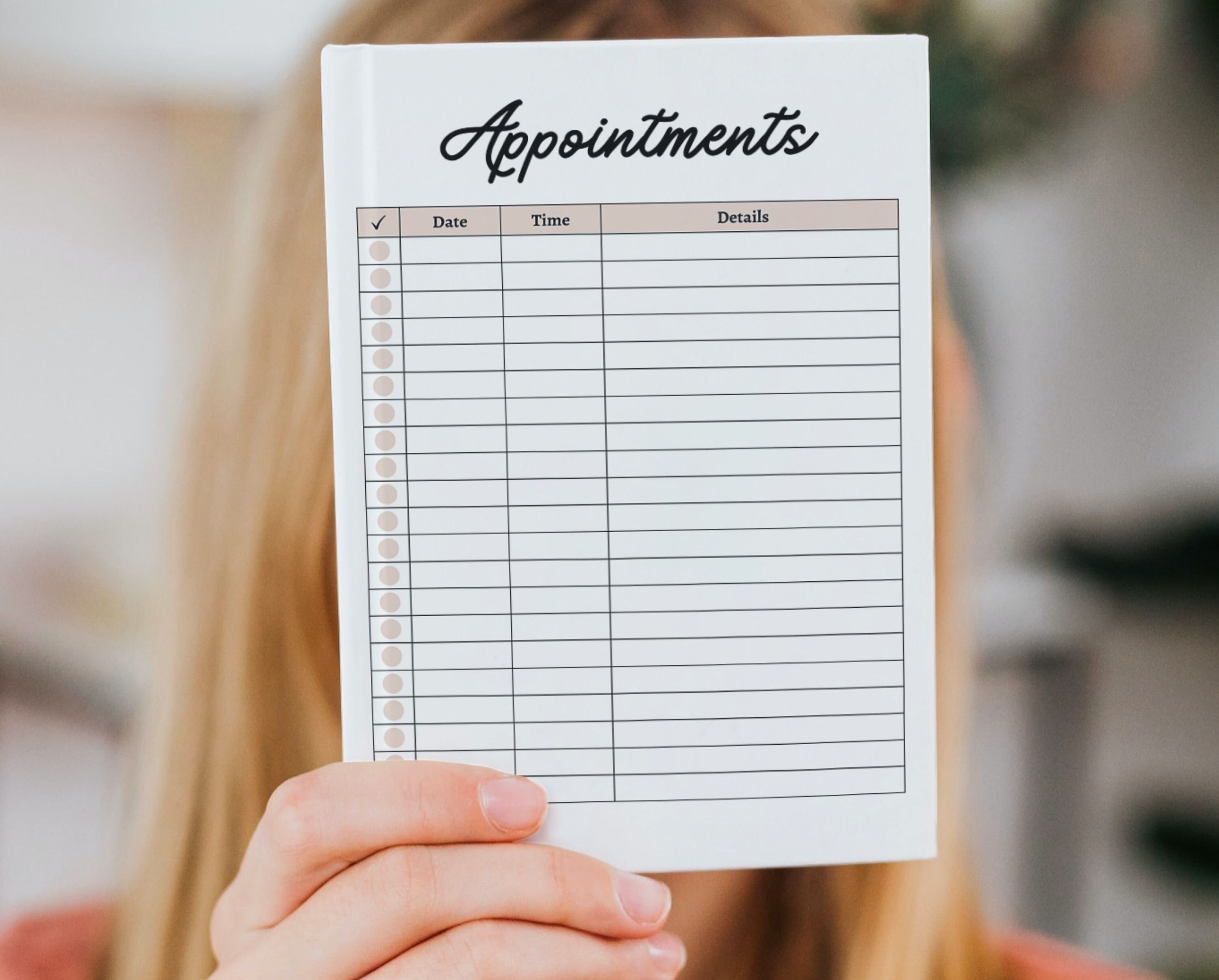 Appointment Tracker Meeting Tracker Reminder Client - Etsy