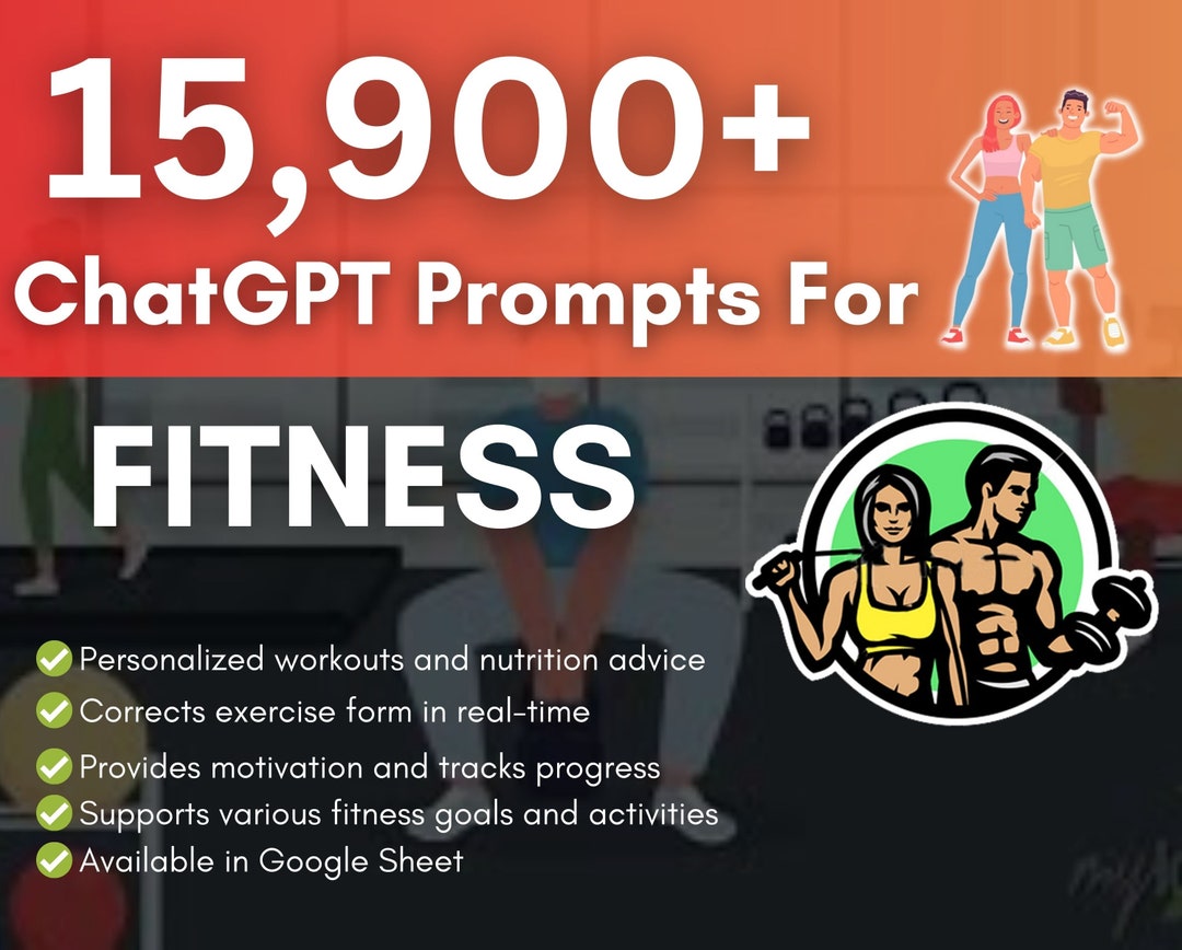 15,900 Chatgpt Fitness Prompts and Fitness Plan Generator Revolutionize ...