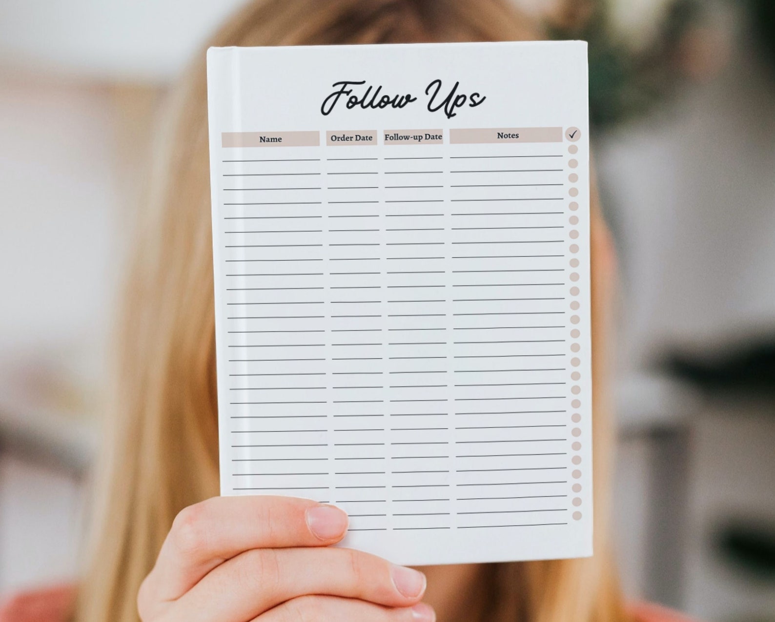 Business Follow Ups Printable Customer Log Small Business - Etsy