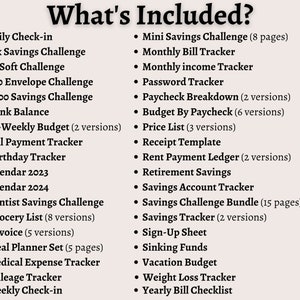 Budget Planner Bundle, Printable Budget Planner Kit - Weekly Budget ...