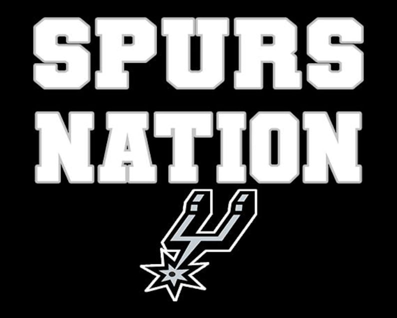 Spurs Nation ( White ) Png - Etsy
