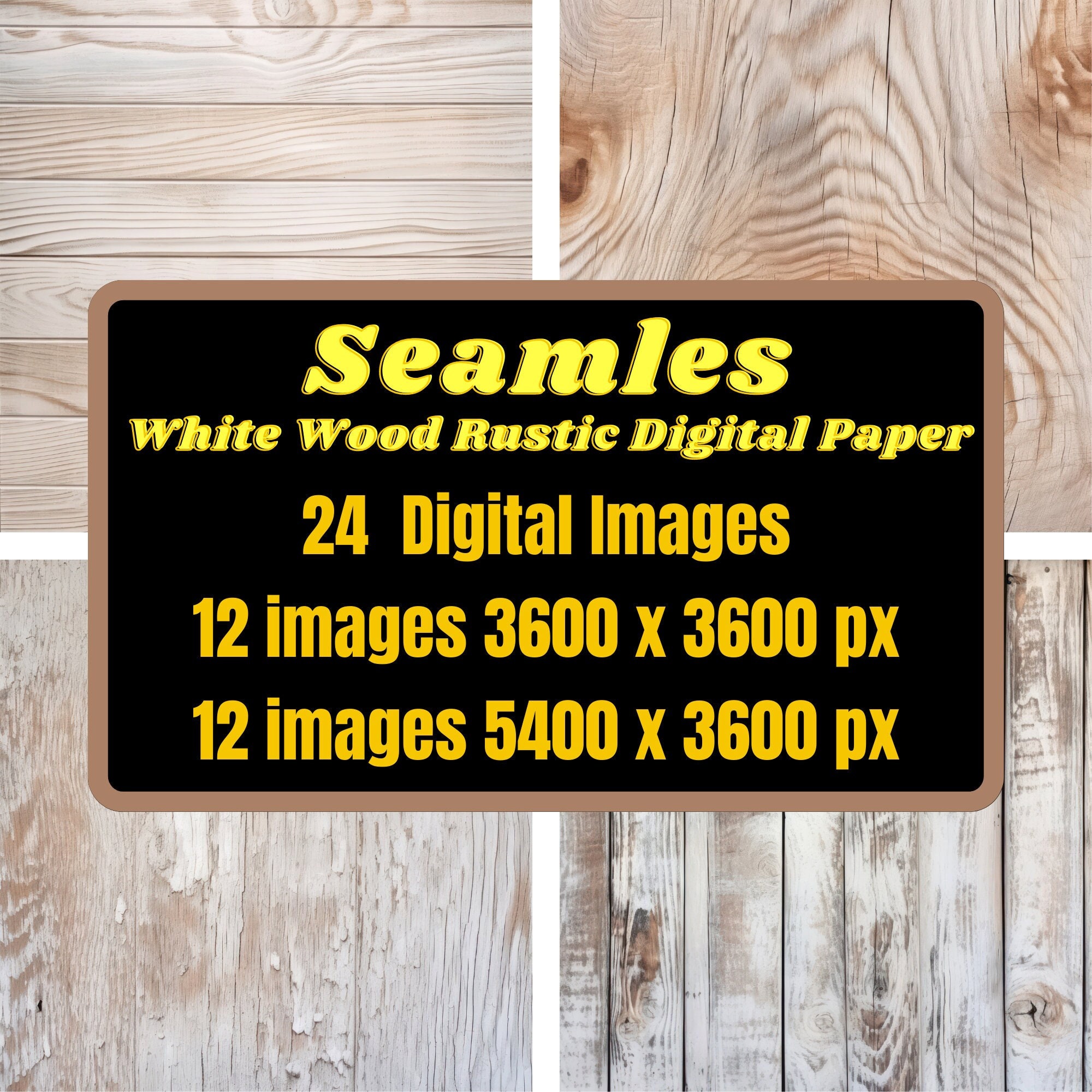 Seamless Wood Textures Digital Paper Rustic Wood Planks - Etsy