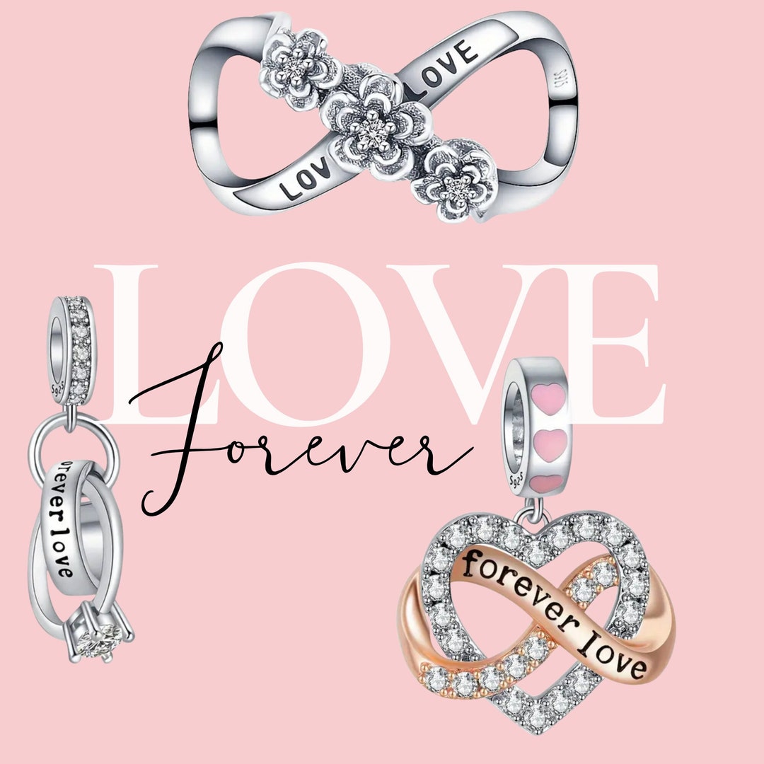 Forever Love Charm Collection. Romantic Charms. Infinite Love. Sterling ...